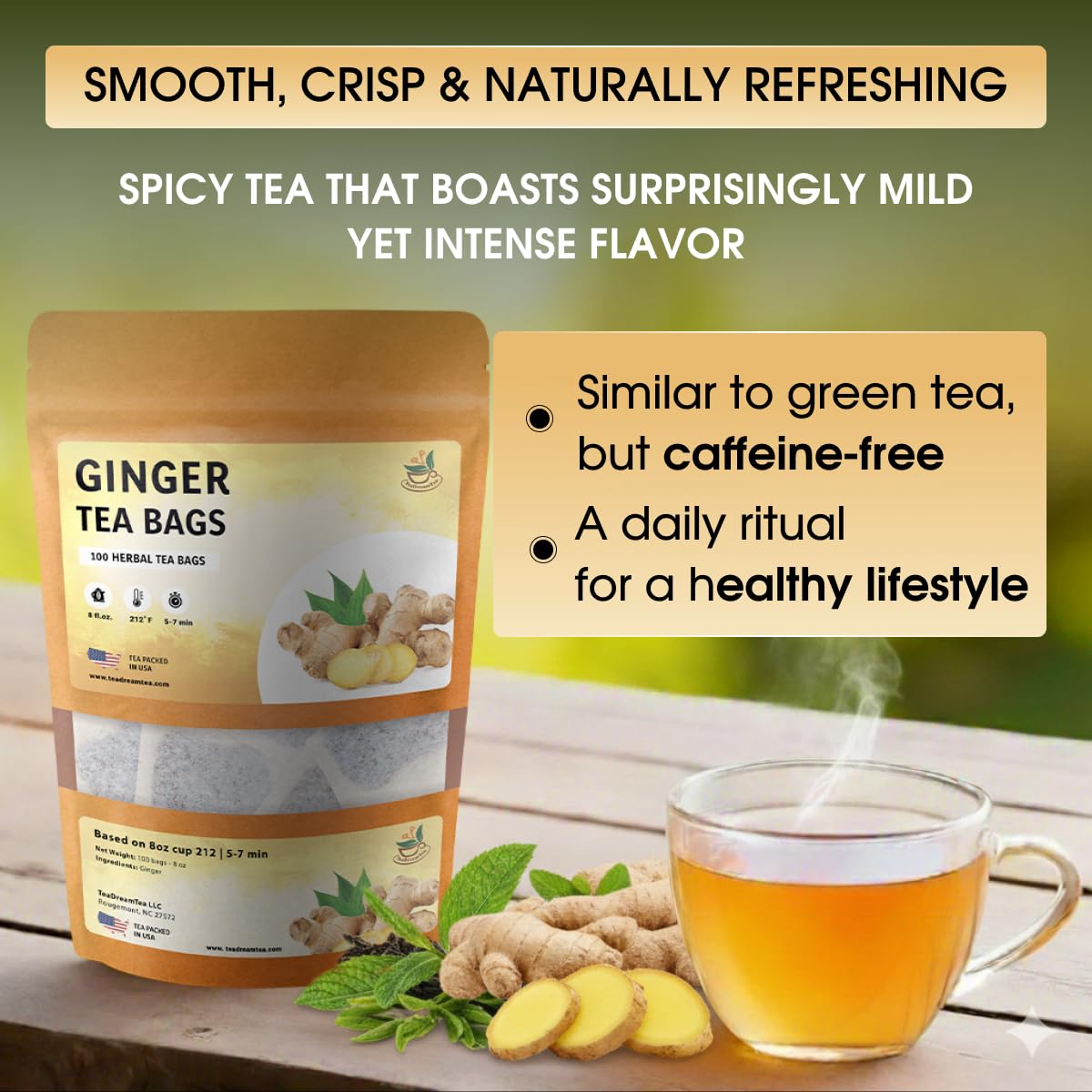 bulk ginger tea bags for convenience