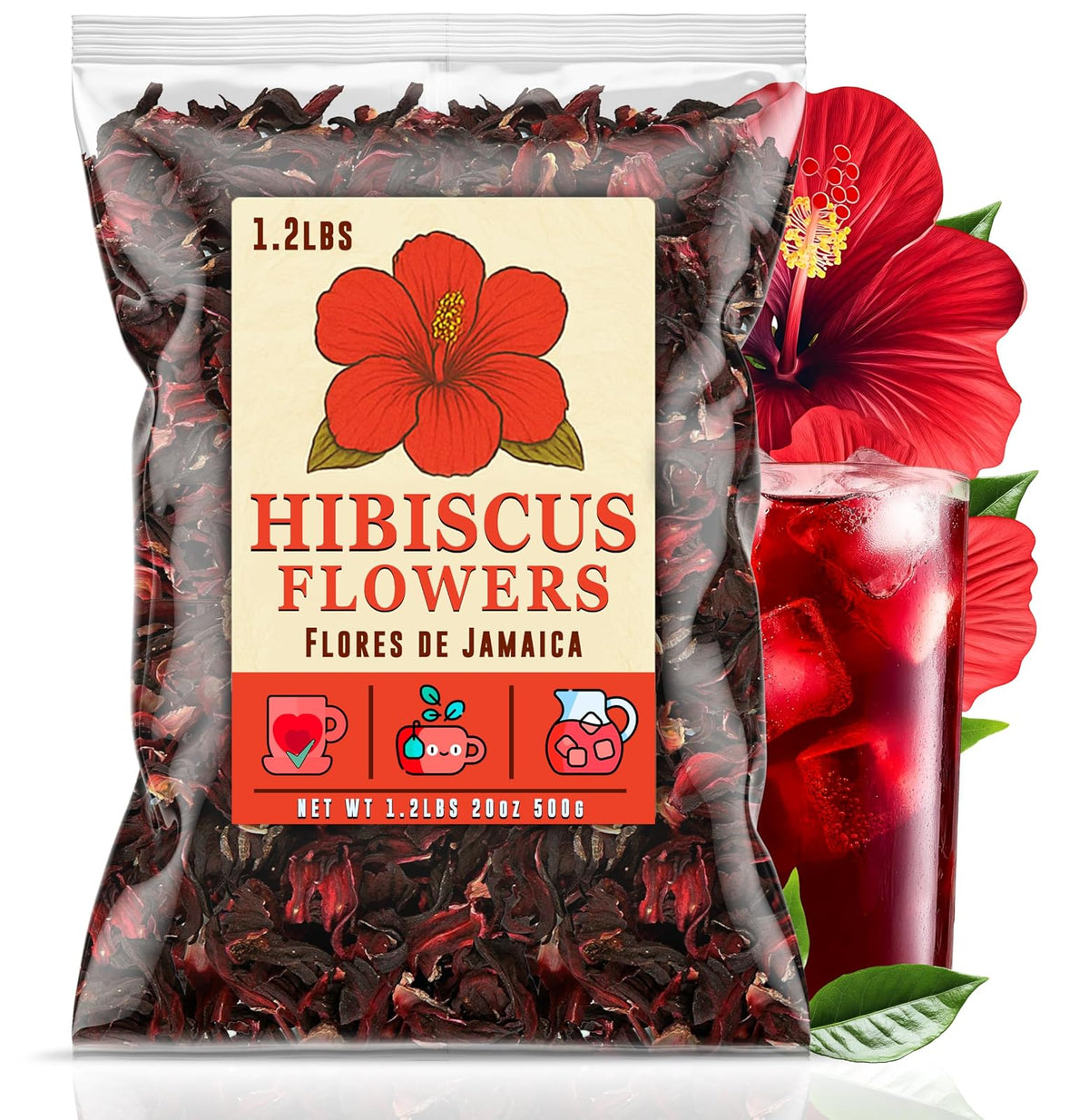bulk hibiscus flowers for tea