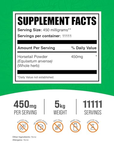 bulk horsetail powder for strong bones