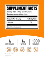 Bulk L-Alanine for muscle recovery