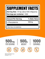 Bulk L-Phenylalanine for energy boost