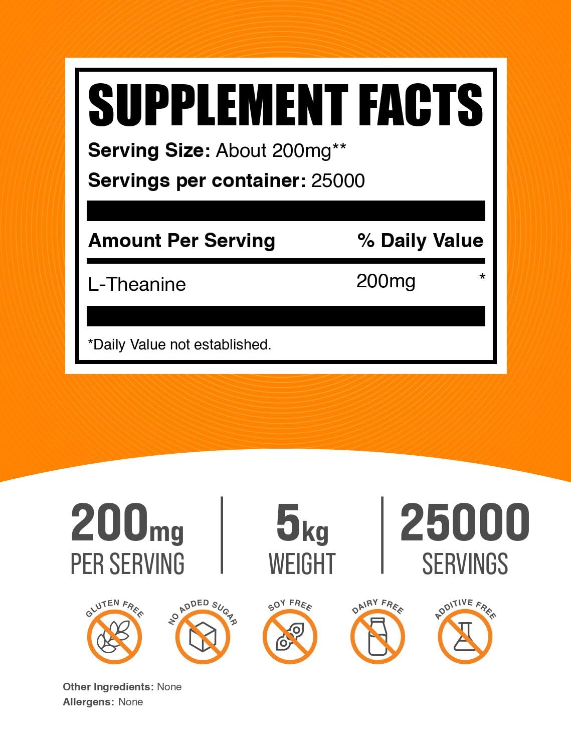 Bulk L-Theanine for stress relief