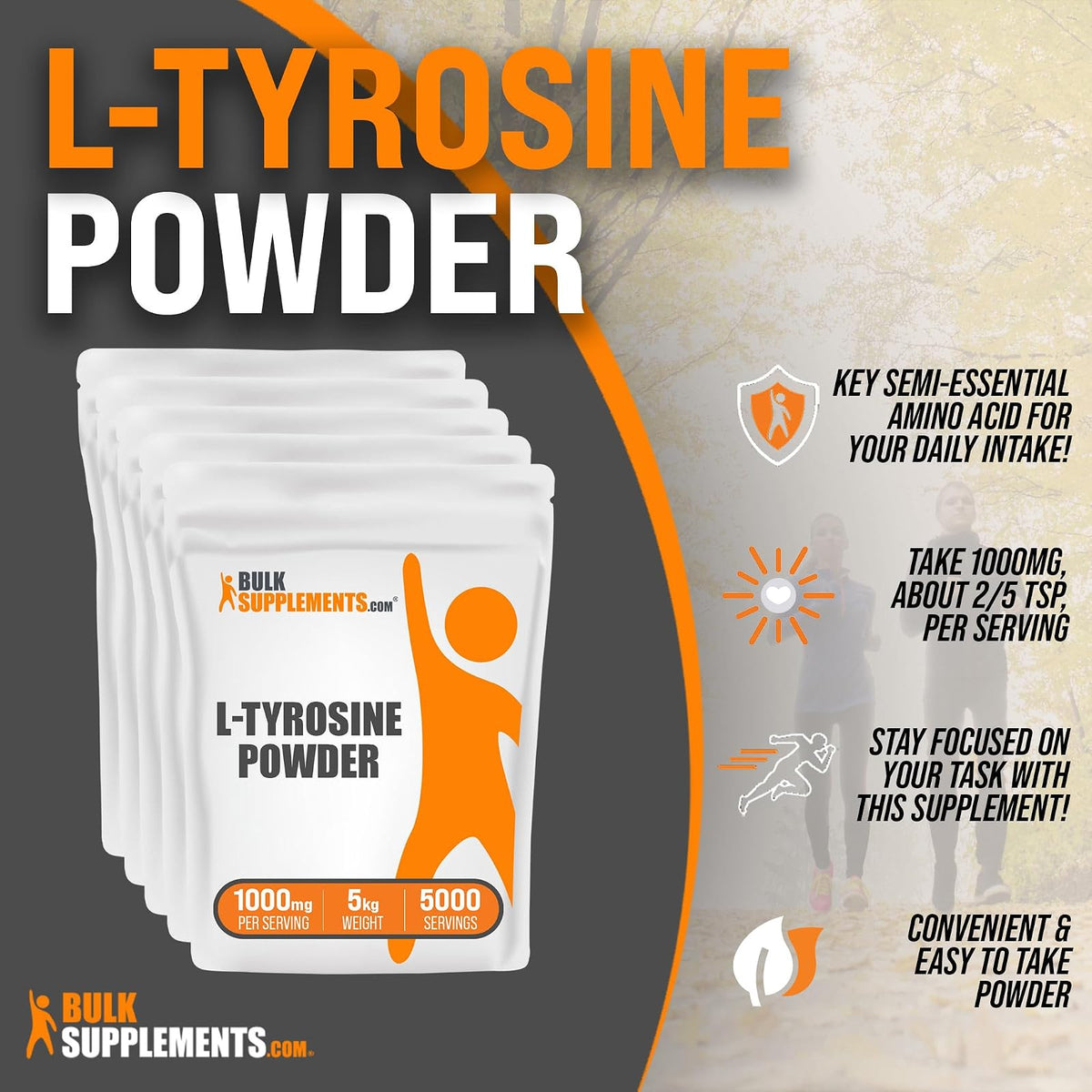 Bulk L-Tyrosine for workout recovery