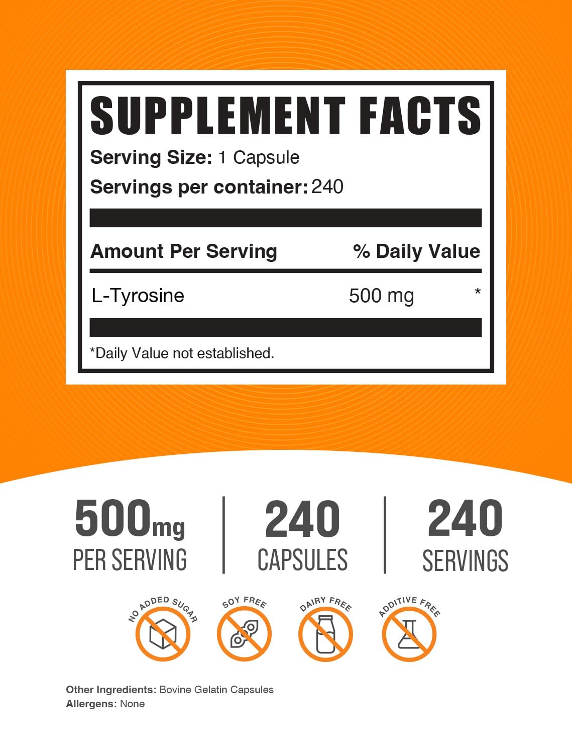 bulk l-tyrosine supplement benefits