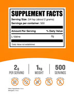 Bulk L-Valine for workout support