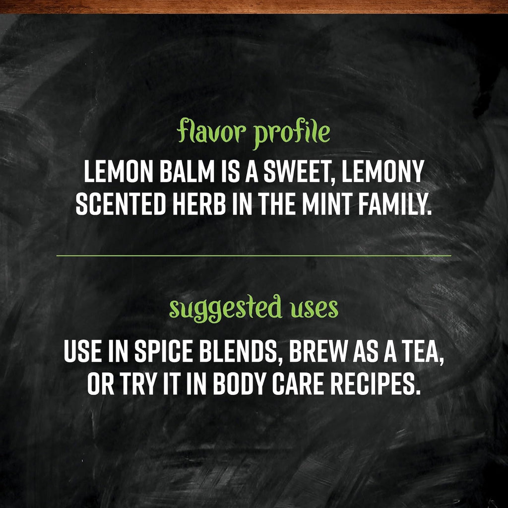 bulk lemon balm for herbal detox