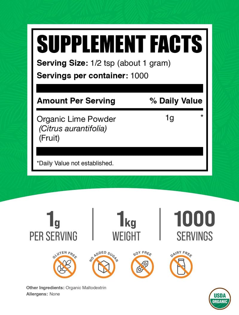 bulk lime powder for health drinks