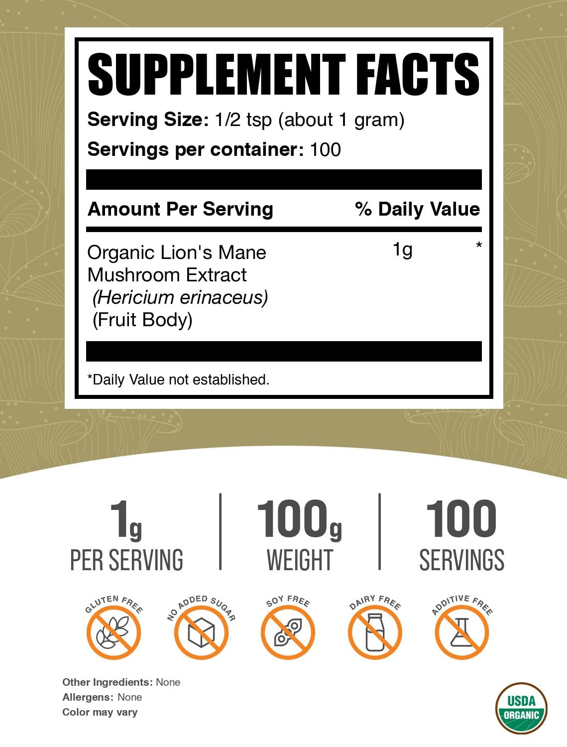 bulk lion's mane extract benefits