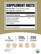 bulk lion's mane powder supplement