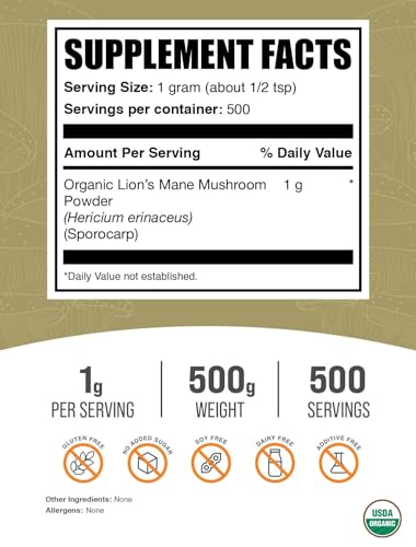 bulk lion's mane supplement for wellness