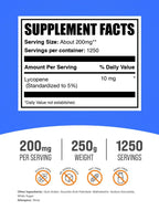 Bulk lycopene supplement for health