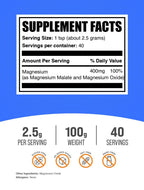 bulk magnesium malate for muscle recovery