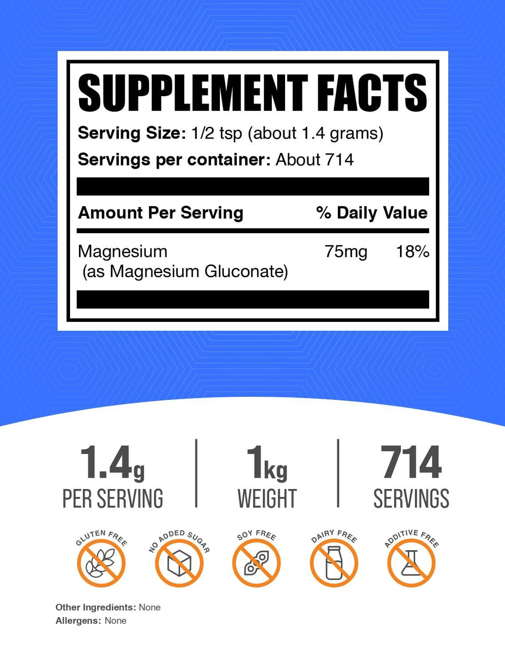 bulk magnesium supplement for muscle support