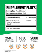 bulk milk thistle powder supplement