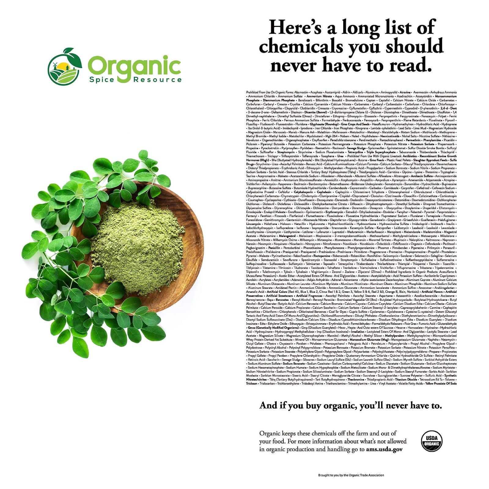 bulk moringa powder for health benefits
