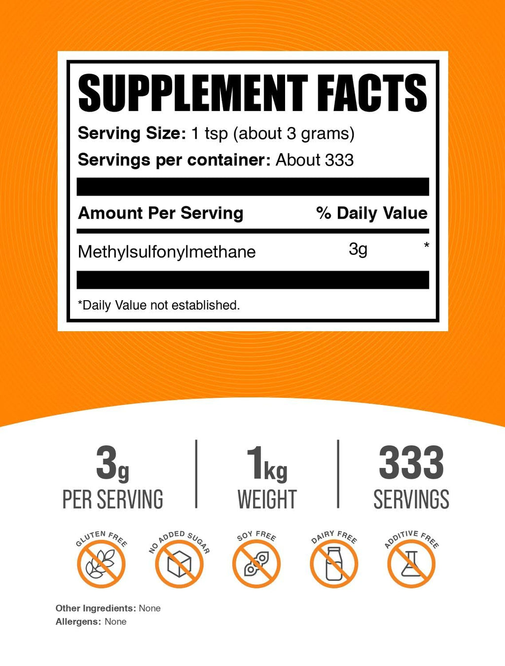 bulk msm powder for sleep