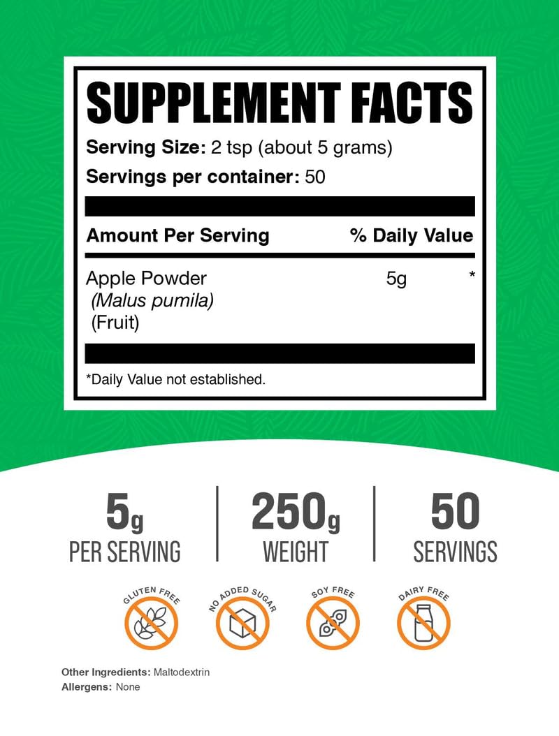 bulk organic apple powder for digestion