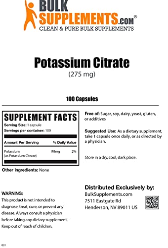 bulk potassium capsules for energy