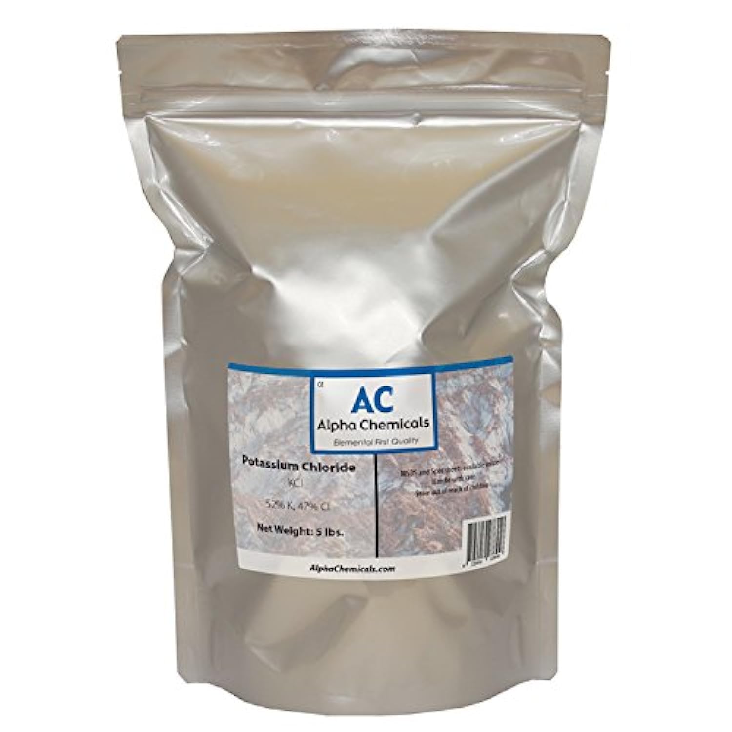 bulk potassium chloride powder 5 lb
