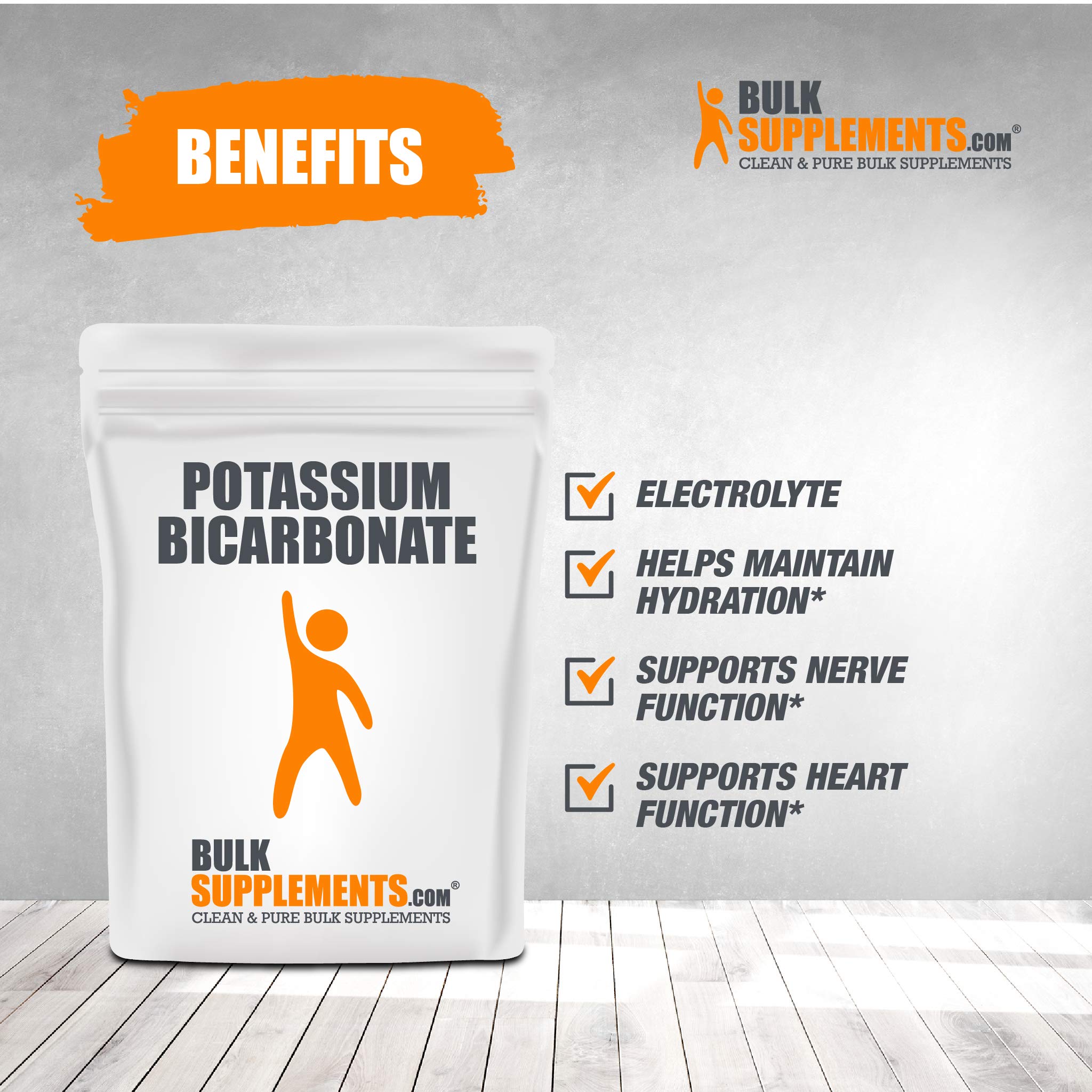 Bulk potassium powder for daily use