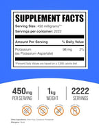 bulk potassium supplement for energy boost