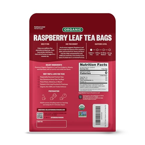 bulk pouch of herbal tea