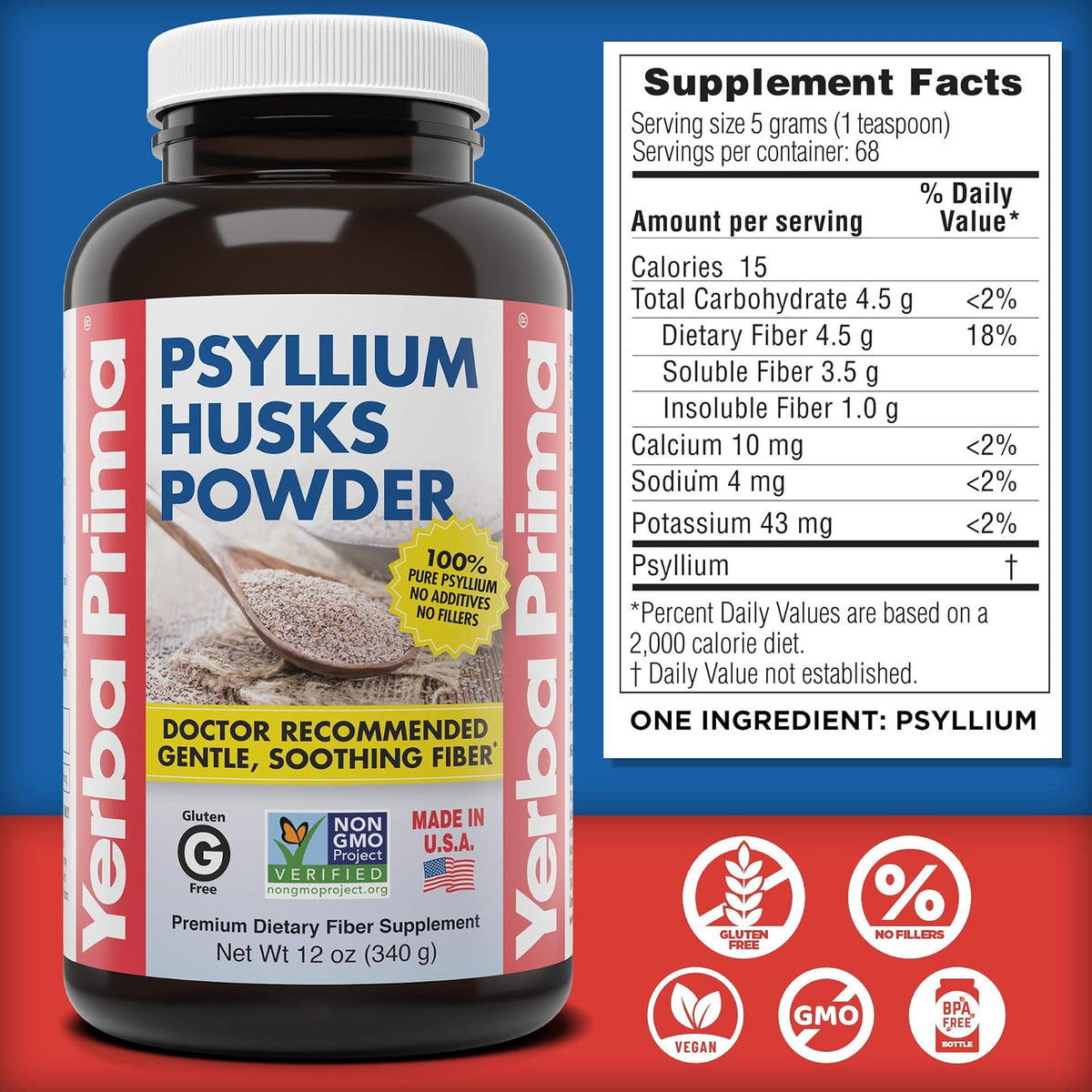 bulk psyllium husk for gut health