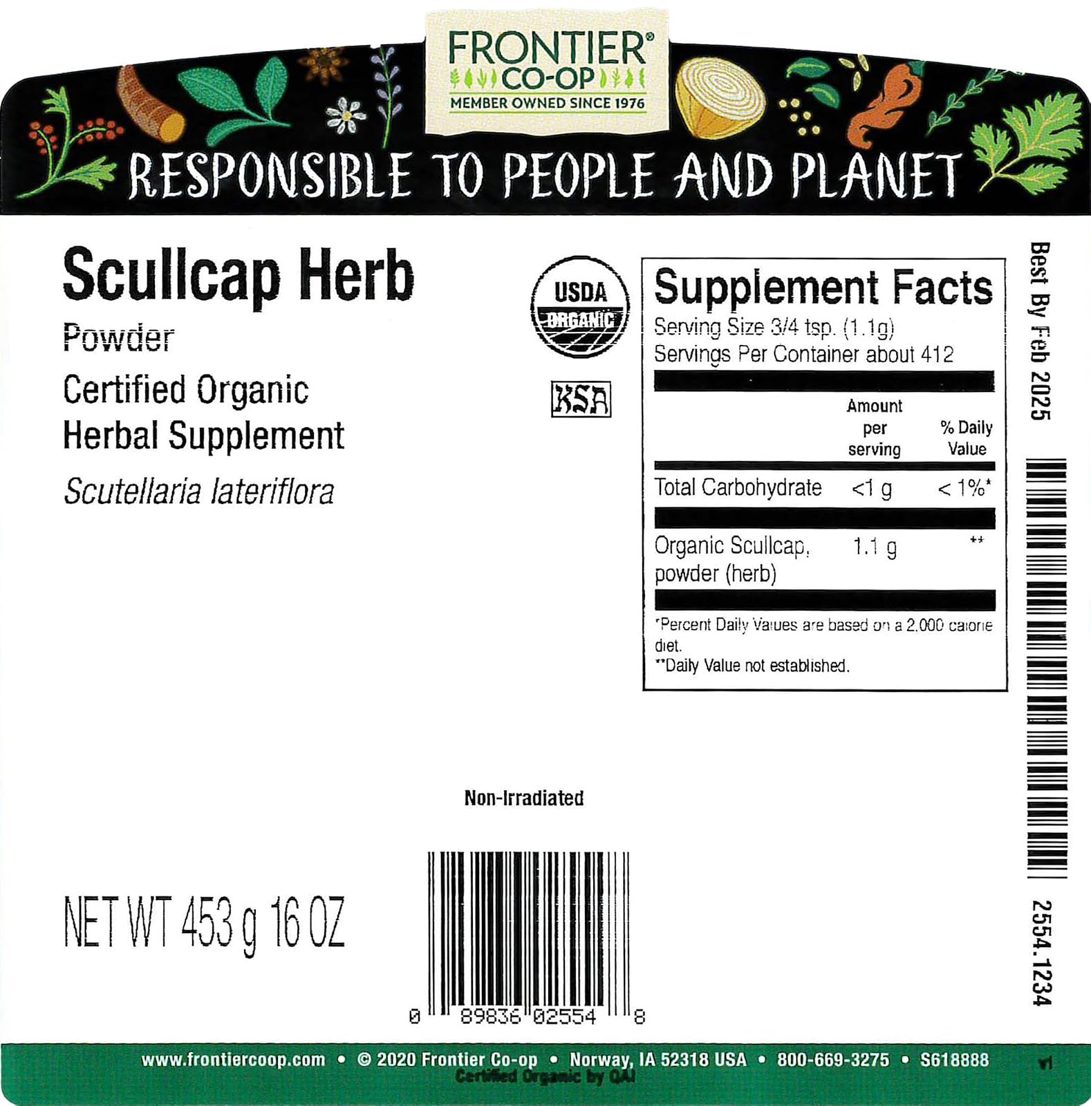 bulk scullcap herb for herbal tea