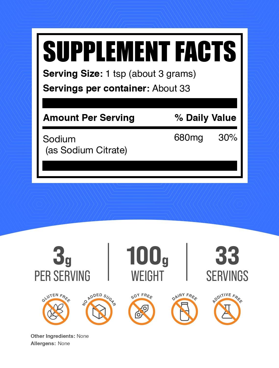 bulk sodium citrate for cooking