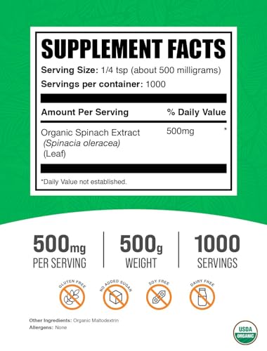 bulk spinach extract for smoothies