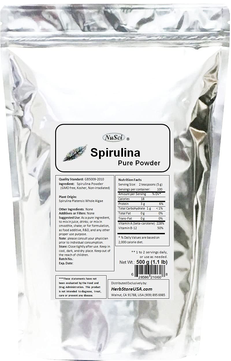 bulk spirulina for health benefits