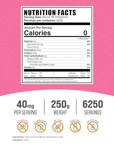 bulk stevia powder for cooking