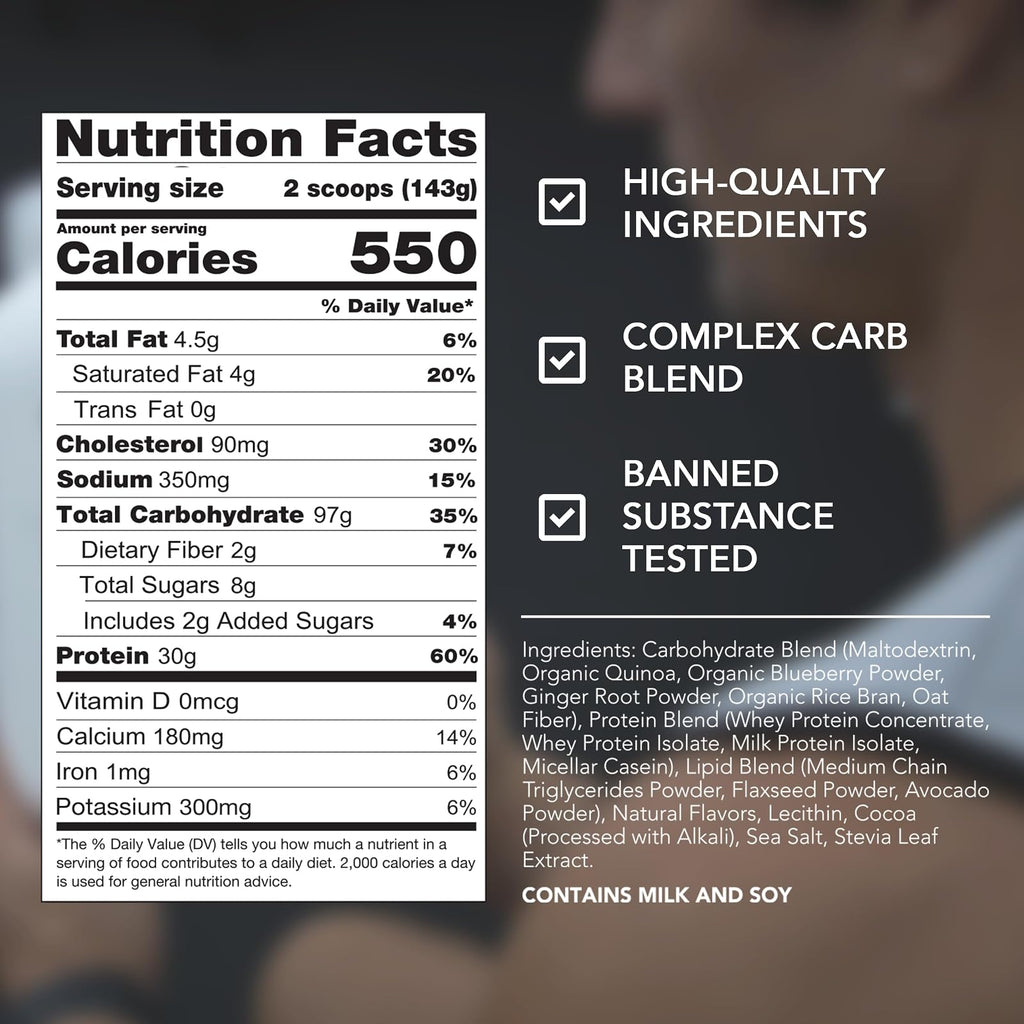 Bulk up with clean gainer powder