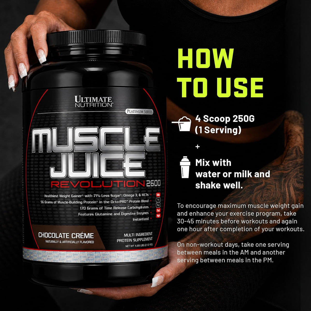 bulk up with weight gainers supplement