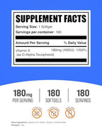 bulk vitamin e 400 IU benefits