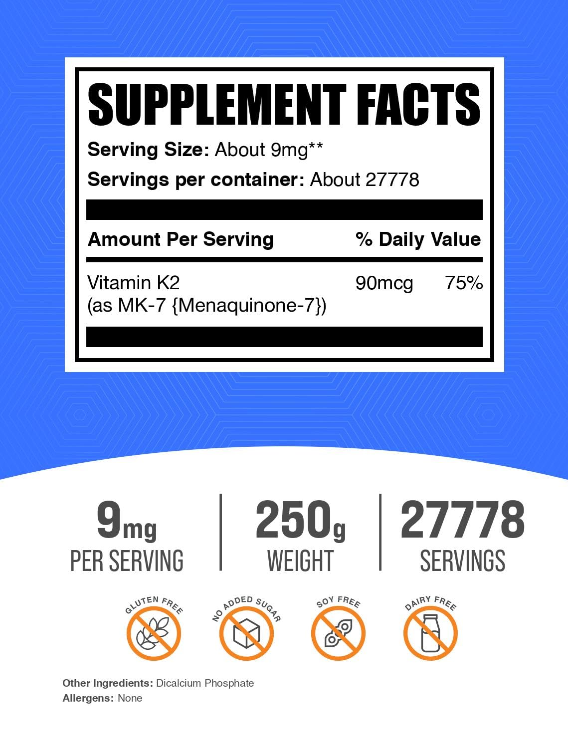 bulk vitamin k for bone health