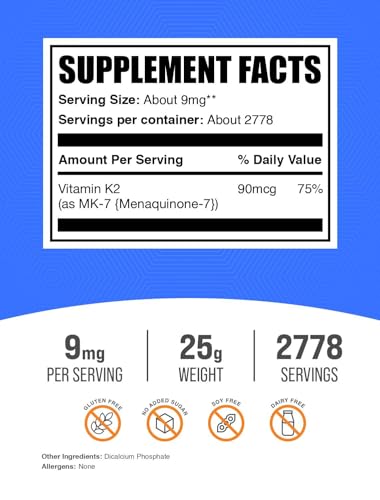 Bulk Vitamin K2 MK-7 for health