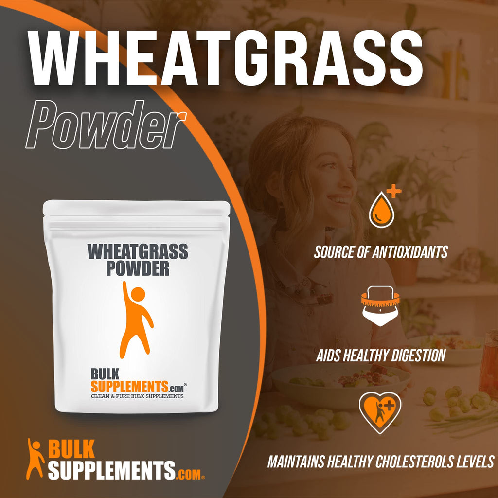 Bulk wheatgrass powder for energy boost