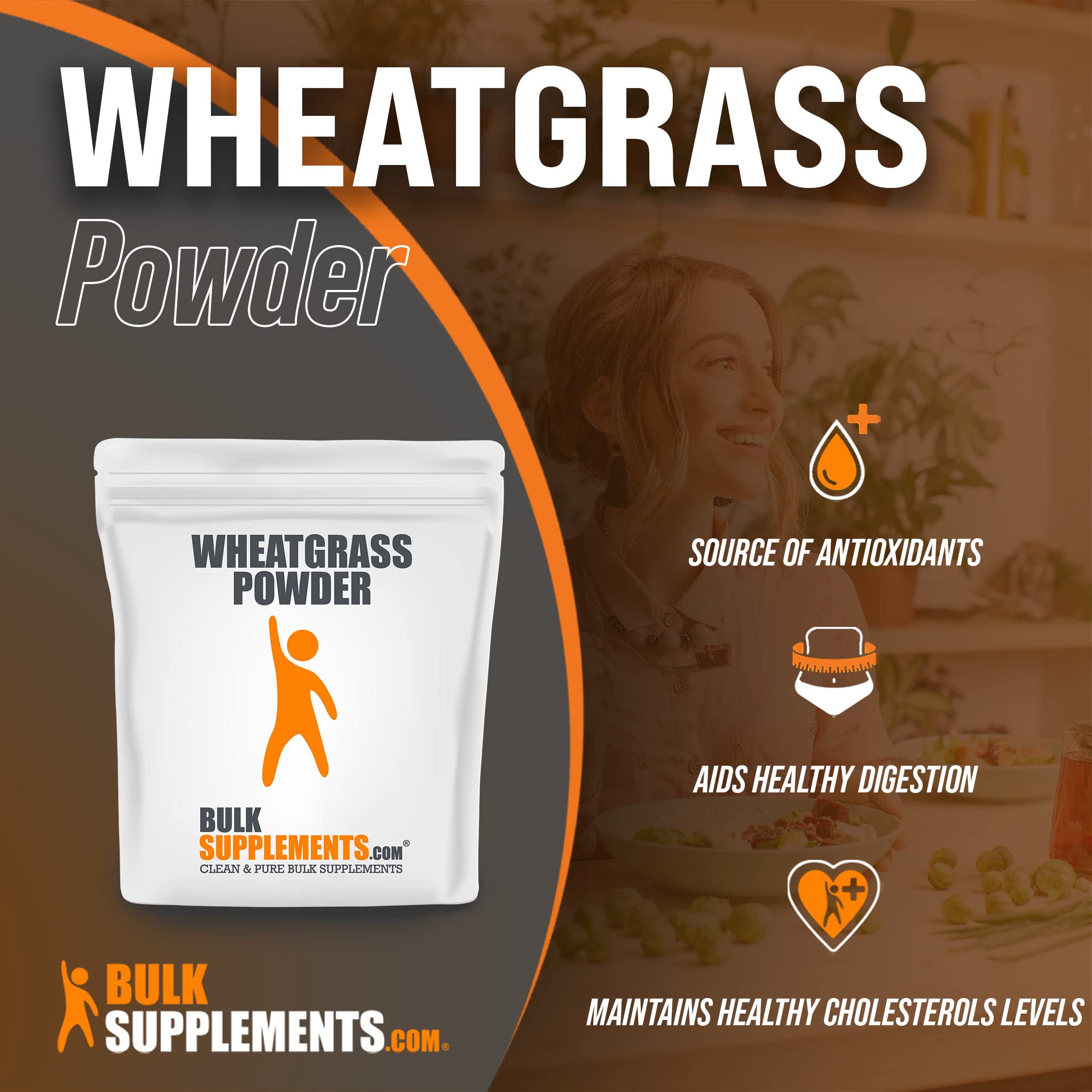 Bulk wheatgrass powder for energy boost
