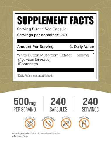 bulk white button mushrooms for wellness