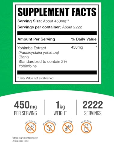 bulk yohimbe bark for health