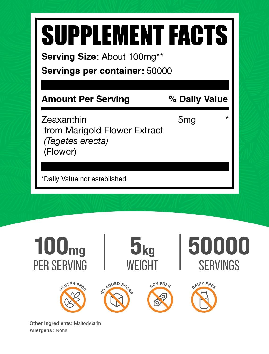 bulk zeaxanthin for eye health