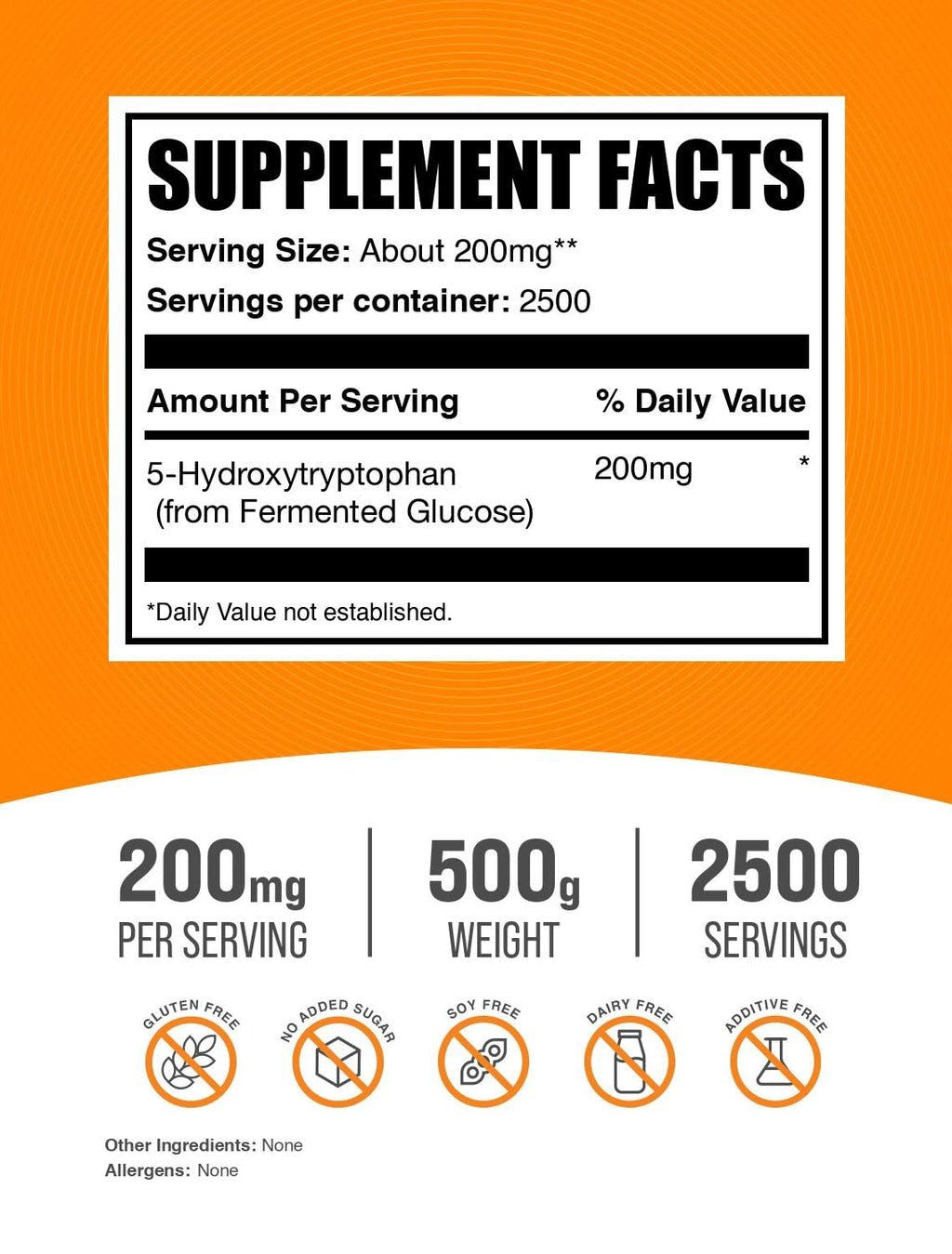 BulkSupplements 5-HTP Griffonia extract