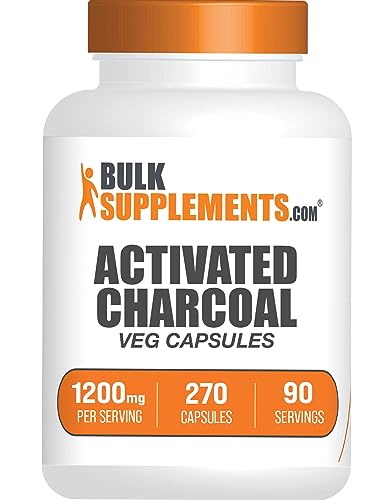 BulkSupplements activated charcoal capsules