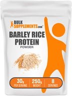BulkSupplements barley rice protein powder