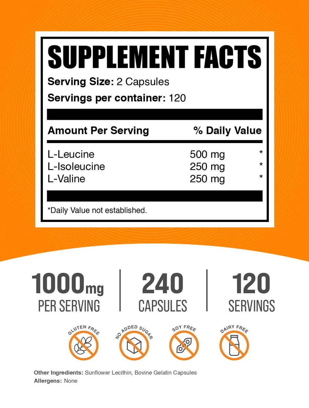 BulkSupplements BCAA for workout performance
