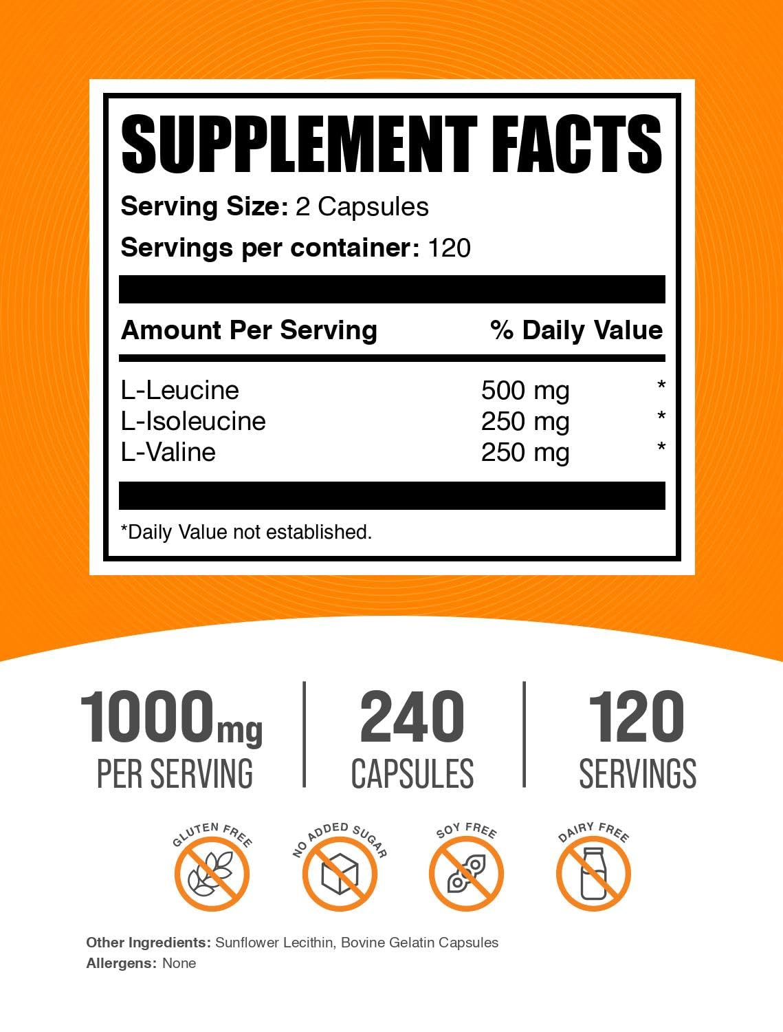 BulkSupplements BCAA for workout performance