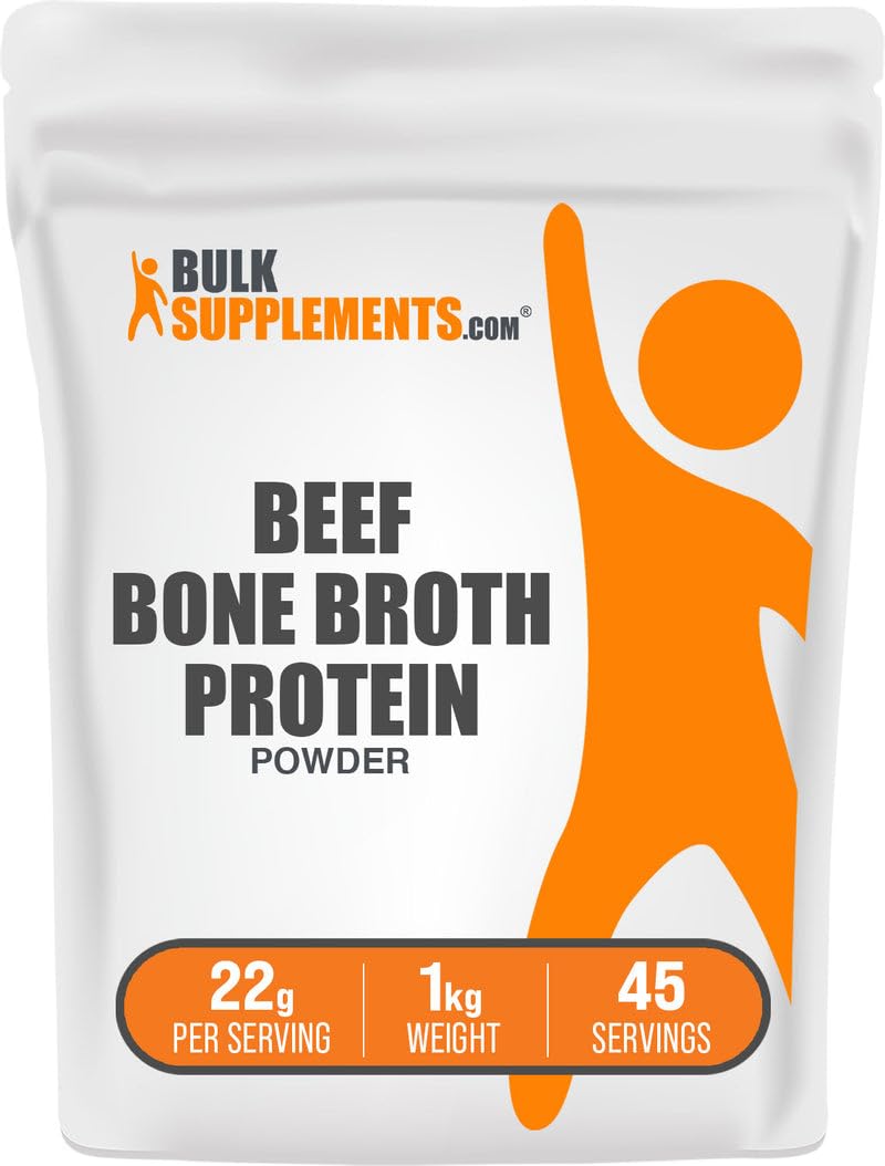BulkSupplements beef bone broth protein powder
