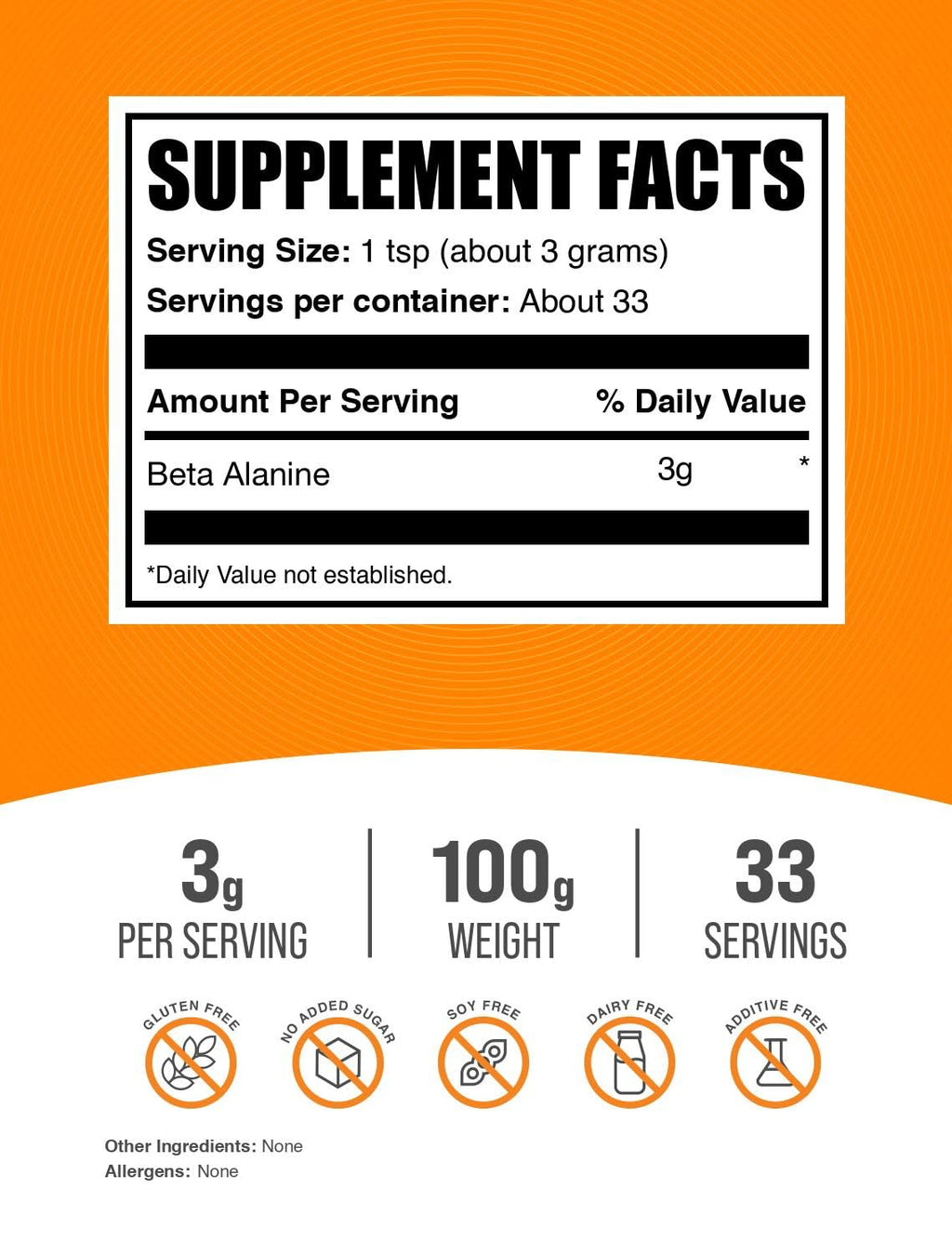 BulkSupplements Beta Alanine benefits