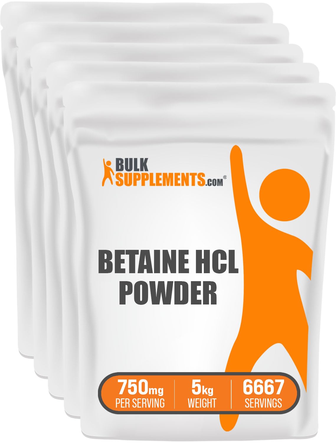 BulkSupplements Betaine HCl powder